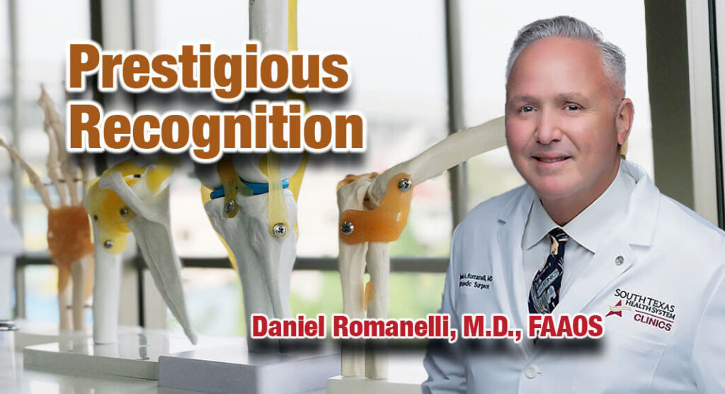 Physician Recognized for Volunteer Experience in Orthopaedic Surgery ...