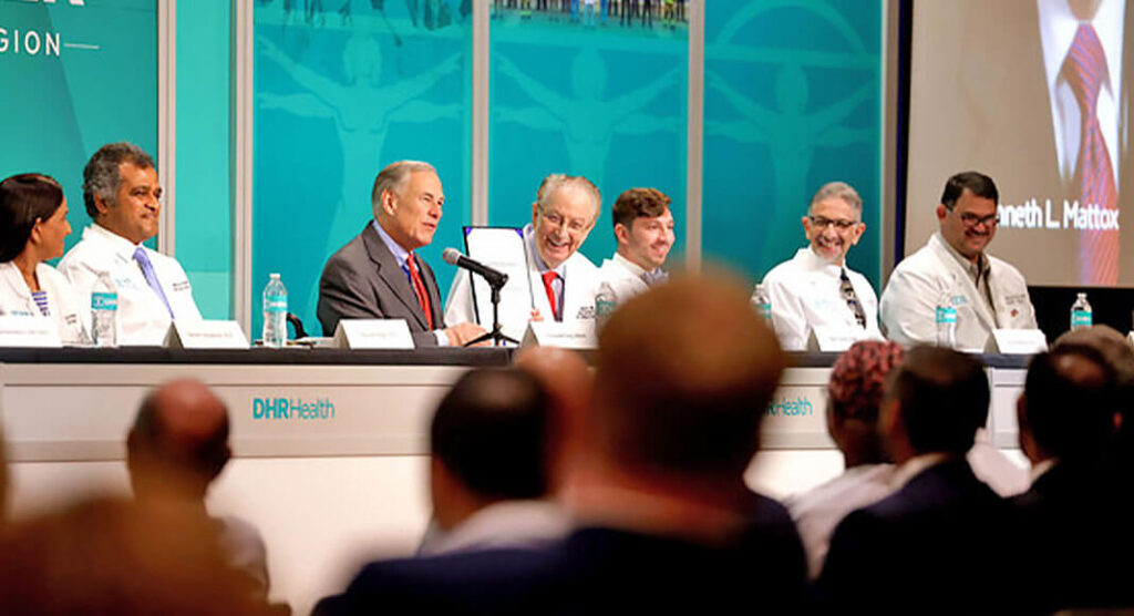 DHR Health Level 1 Trauma Center Dedication - Mega Doctor News