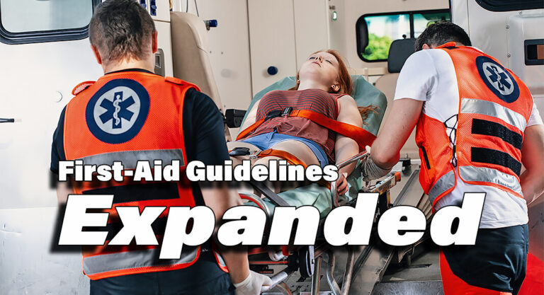 First-Aid Guidelines Expanded - Mega Doctor News