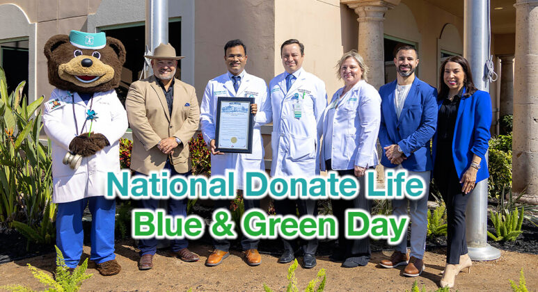 National Donate Life Blue & Green Day - Mega Doctor News